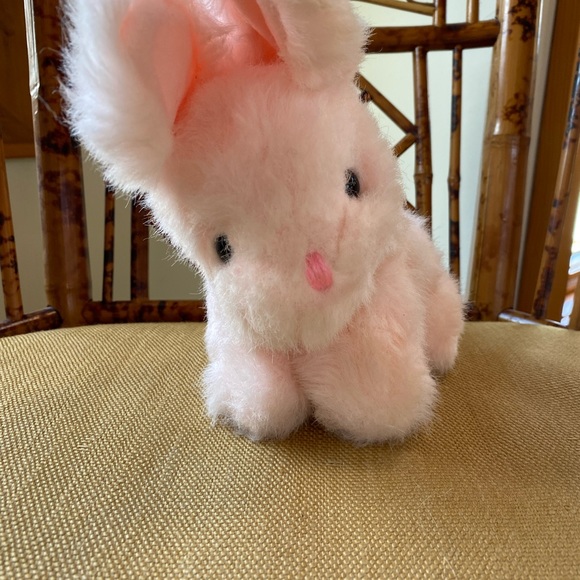 Gund | Toys | Gund Pink Bunny Rabbit Plush 6 Vintage 982 Rattle Bell ...